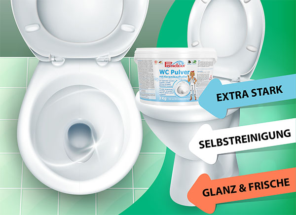 WC Pulver die effektive Reinigung für dein WC - So geht's!