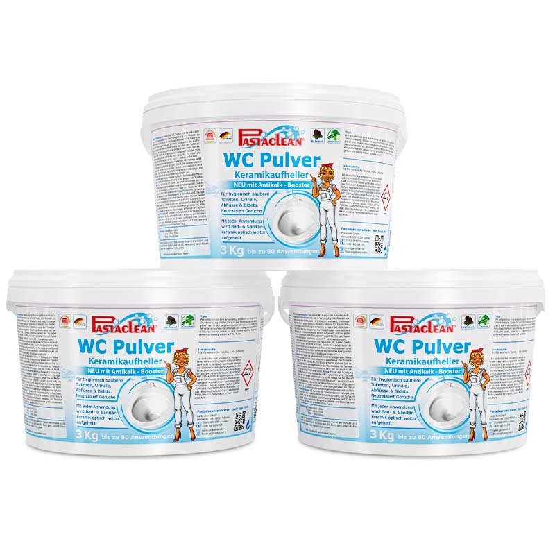 Pastaclean WC Pulver - XXL Pack | WC-Pulver.de