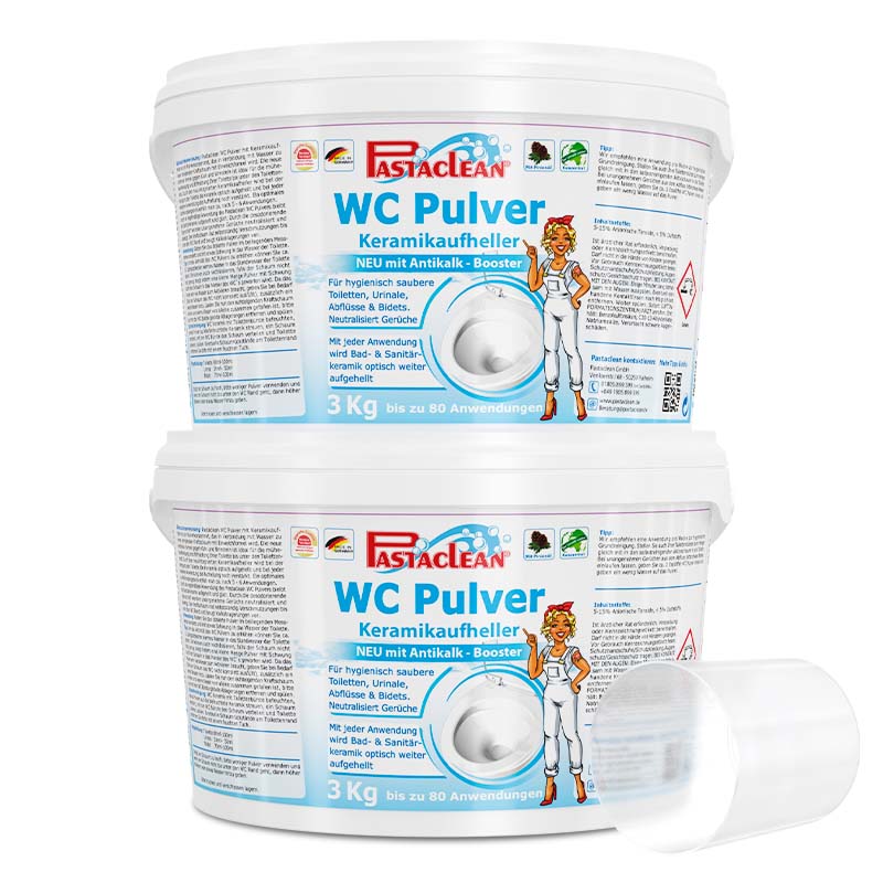 WC Reiniger - WC Pulver mit Pinienöl | WC-Pulver.de